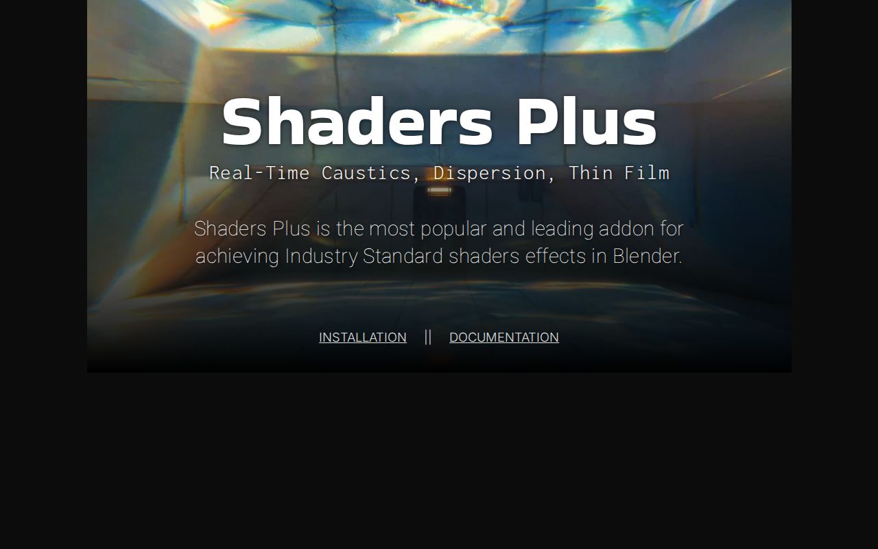 Shaders Plus Product Page Blender Market